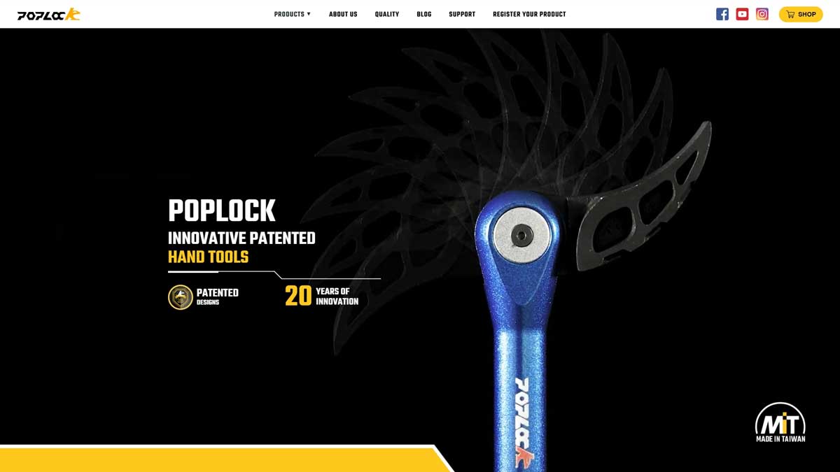 Poplock | Web Design Case Study | GlobalSense Marketing